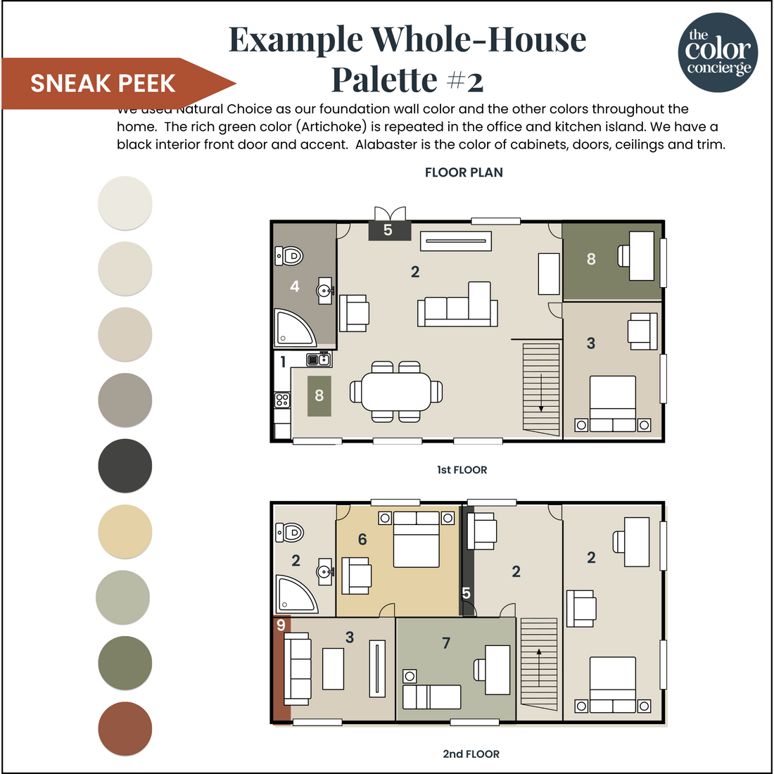 Sherwin-Williams Alabaster Color Palette Guide | Color Concierge – The ...