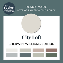 Sherwin-Williams City Loft Color Palette Guide | Color Concierge – The ...