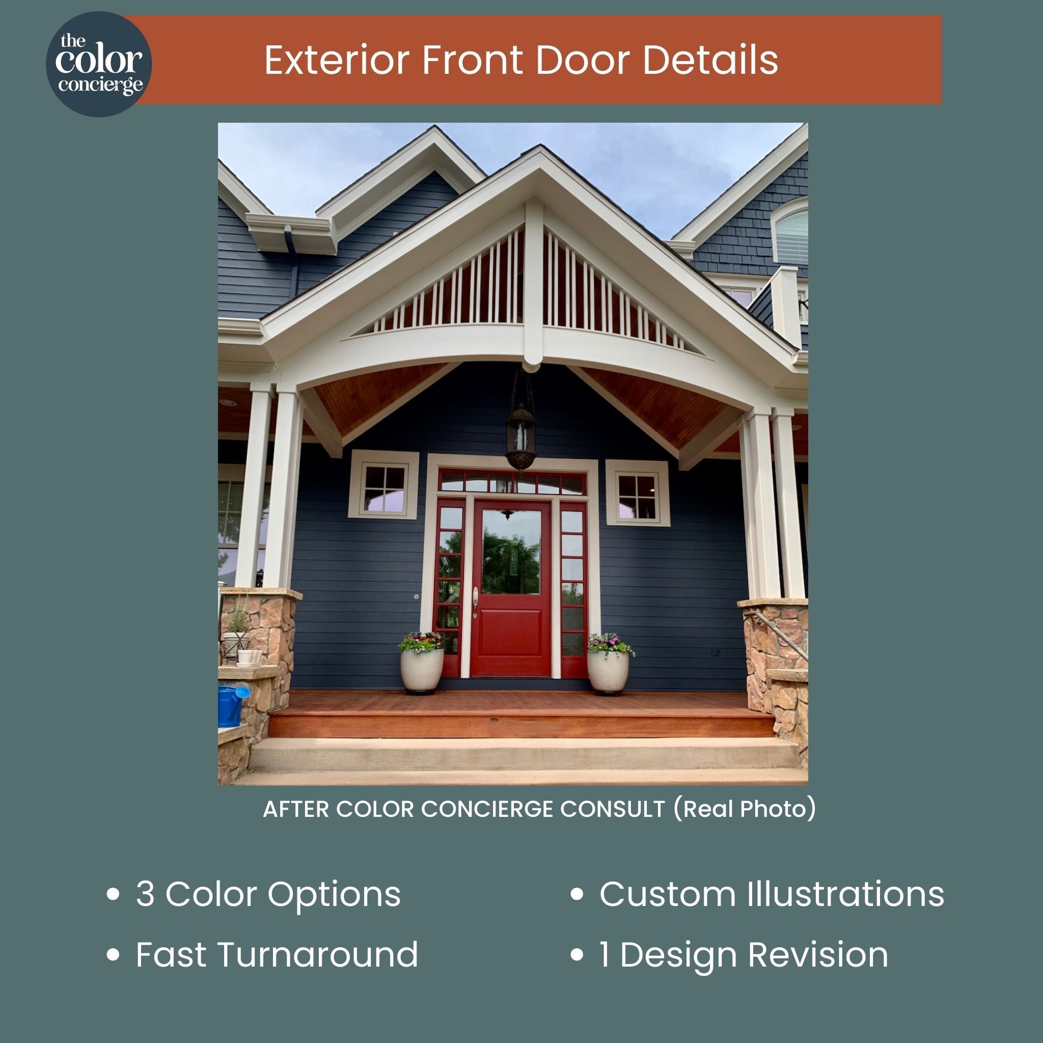 Exterior Front Door Color Consultation | Color Concierge – The Color ...