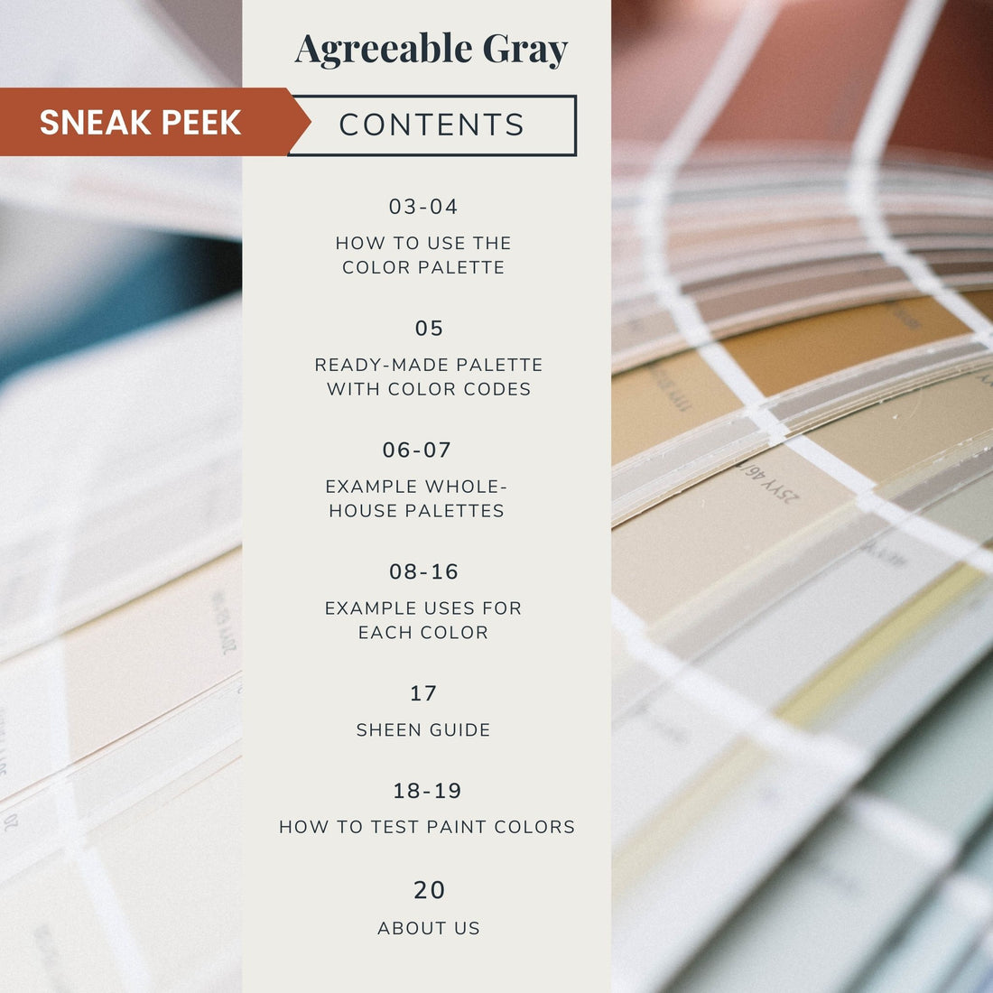 Sherwin-Williams Agreeable Gray Color Palette Guide | Color Concierge ...